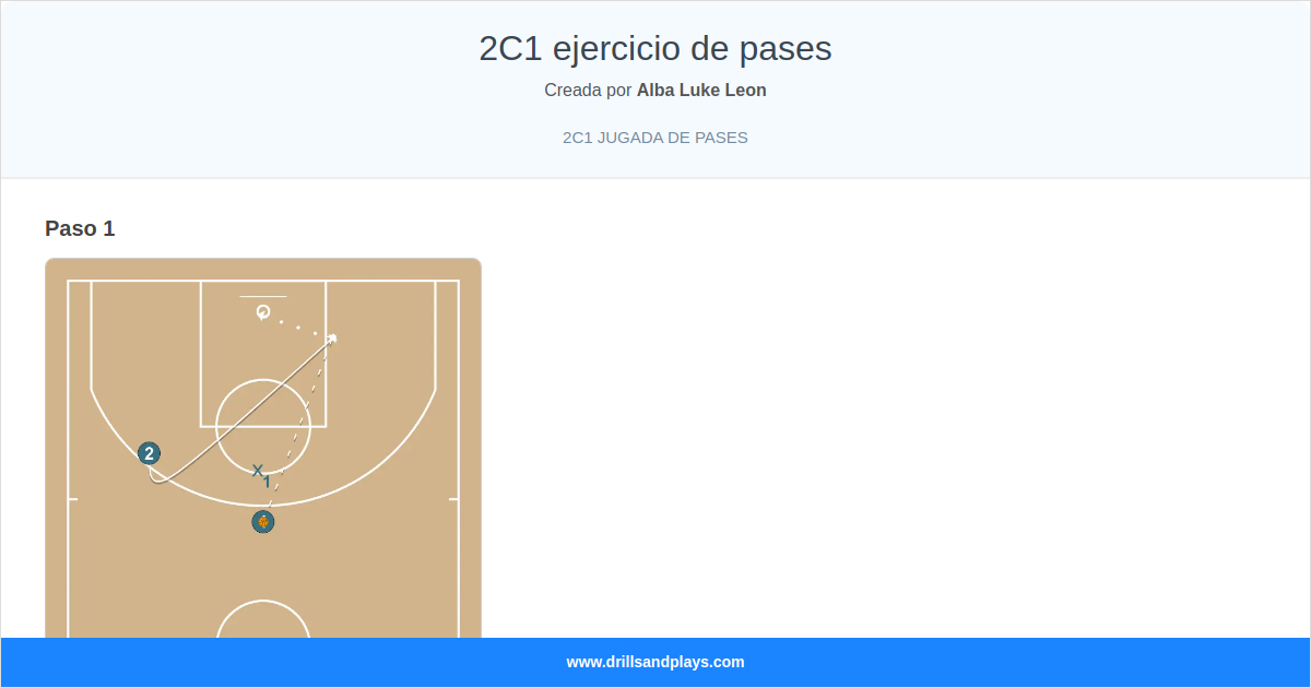 2C1 ejercicio de pases