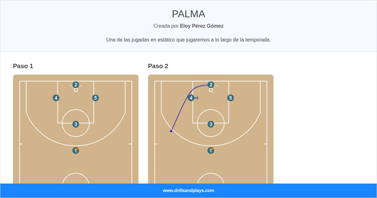 PALMA - Basketball Play | Drills & Plays